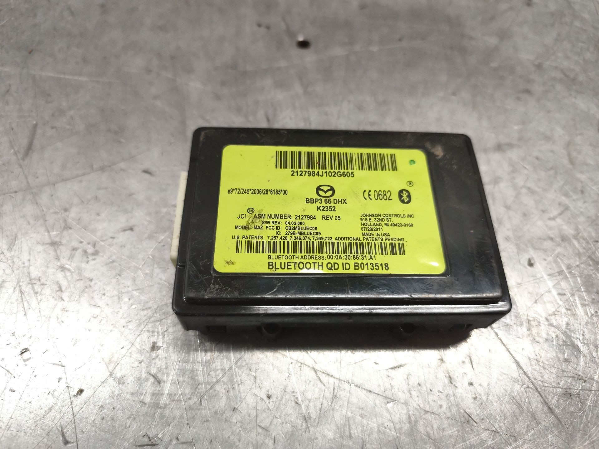 BBP366DHX MODULO ELETTRONICO / 1369812 PER MAZDA 3 BL 2.2 MZR CD BL10 ...